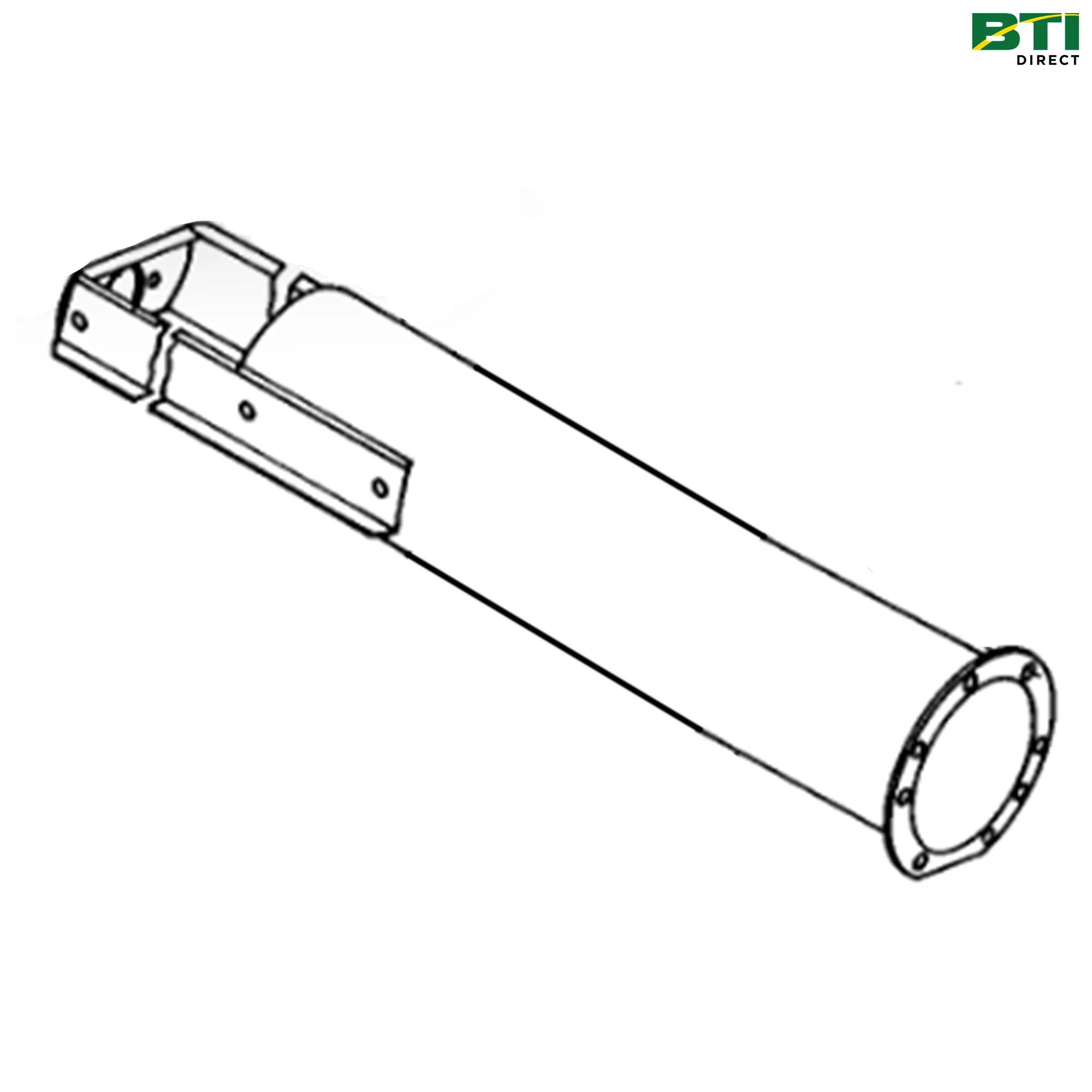 AH98300: Grain Tank Auger Tube Housing – BTI Direct