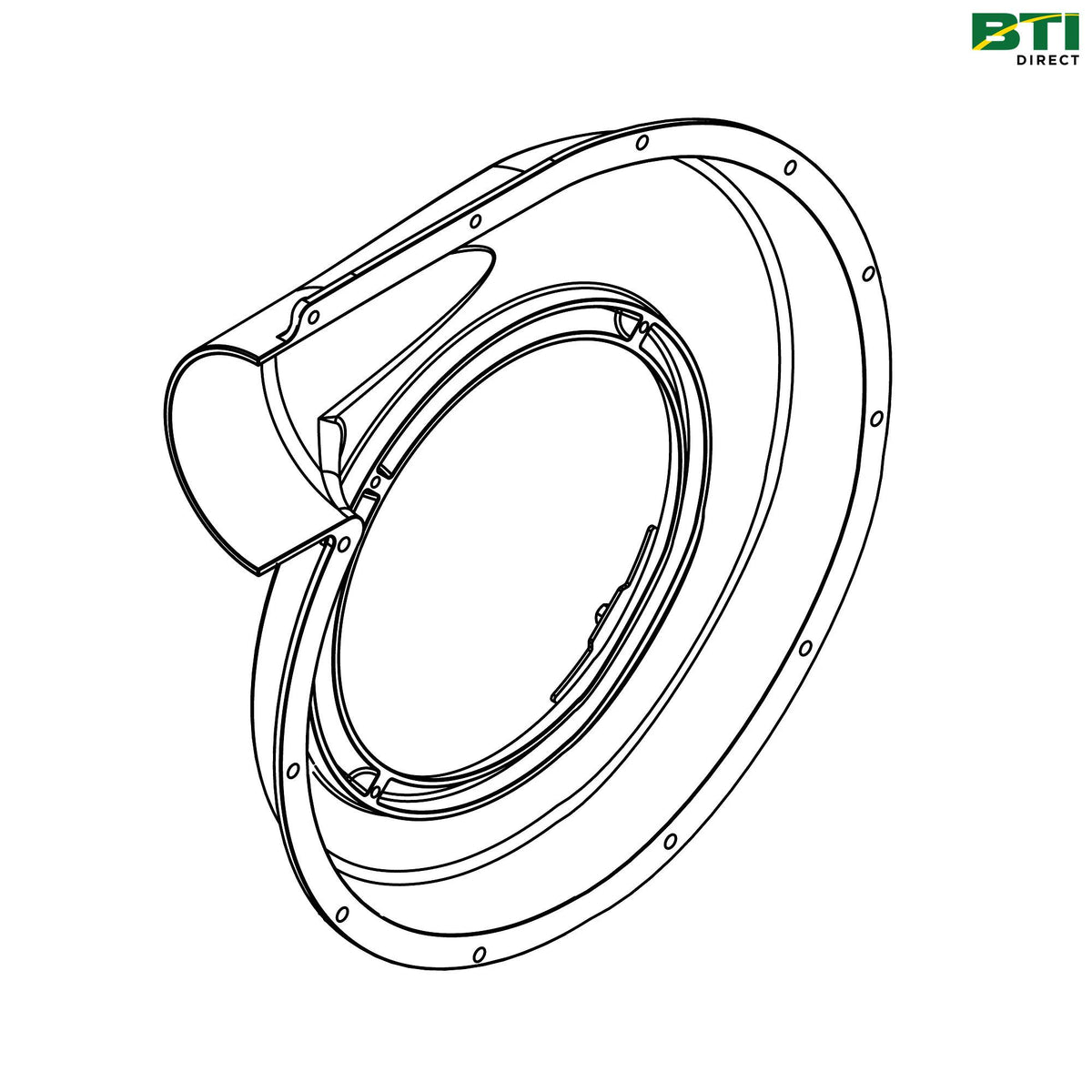 KK47673: Right Side Blower Fan Casting Housing – BTI Direct