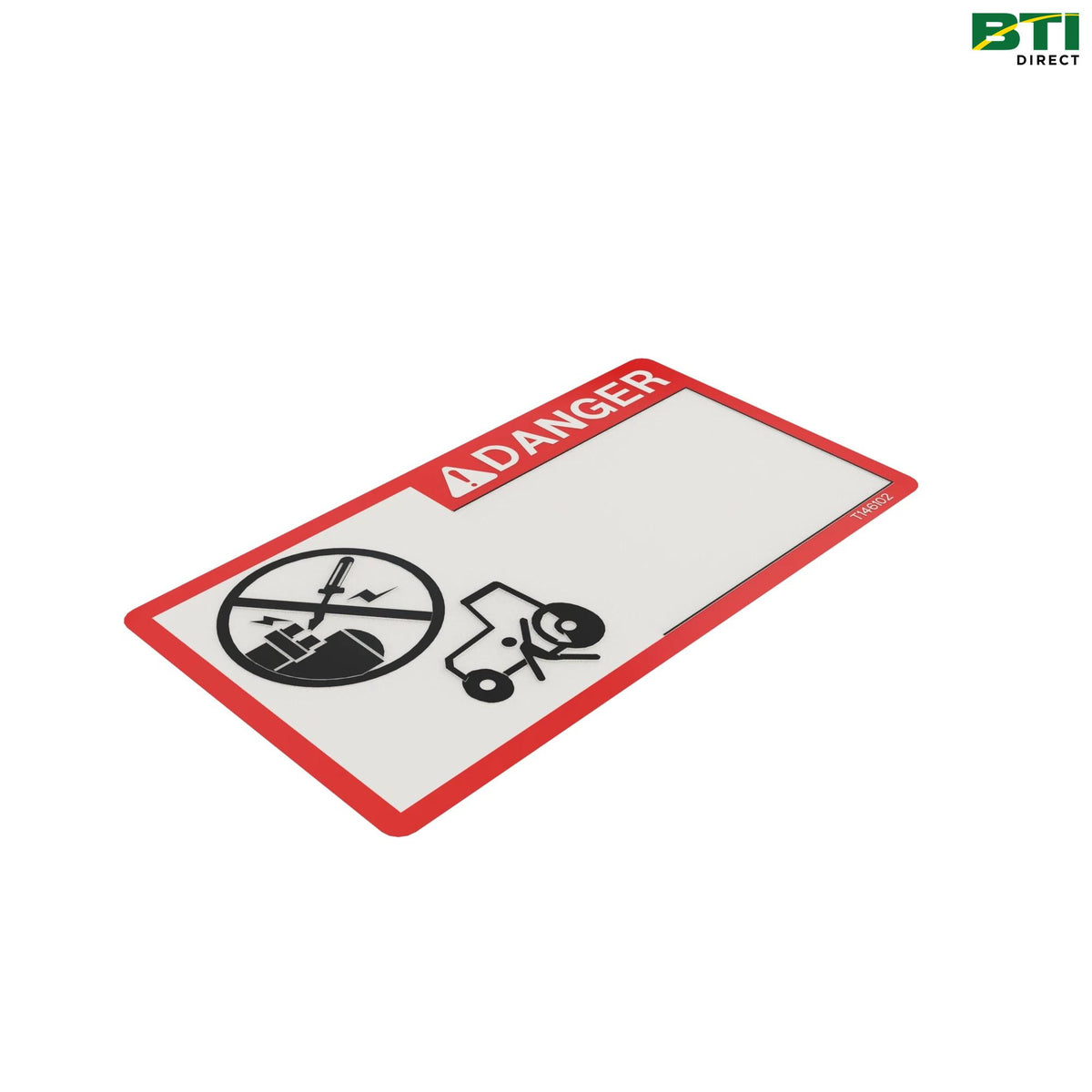 T146102: Safety Bypass Start Label, English – BTI Direct