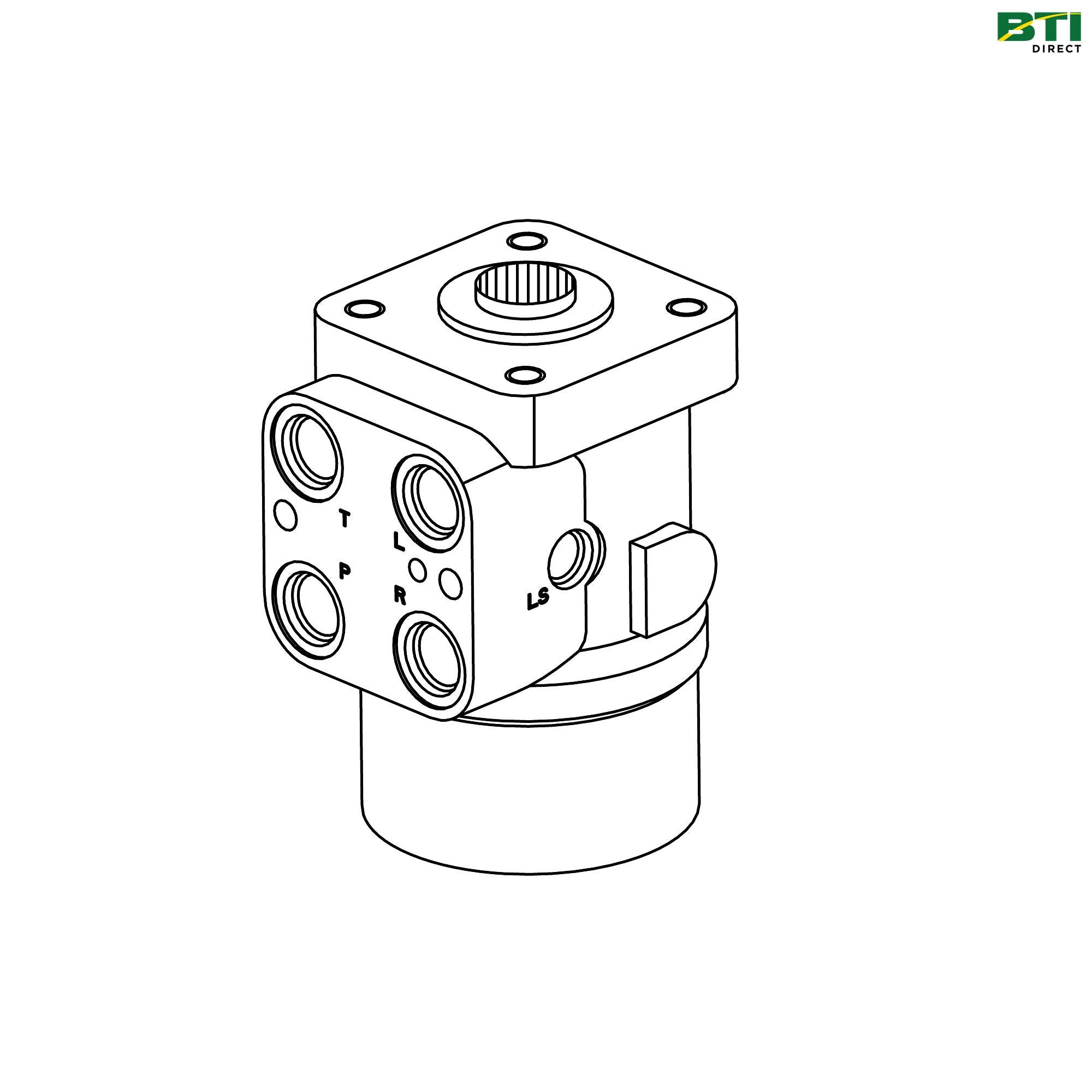 AL110258: Hydrostatic Steering Unit Valve – BTI Direct